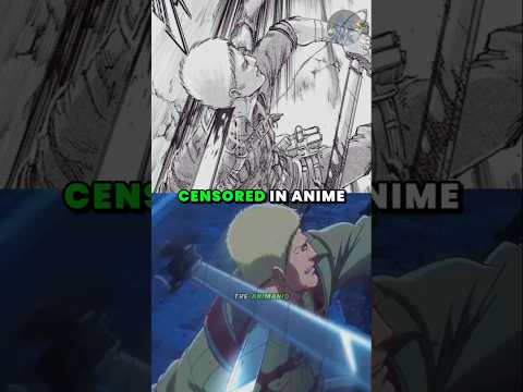 Comparison of censorship in Attack on Titan anime vs Manga PART 3!
