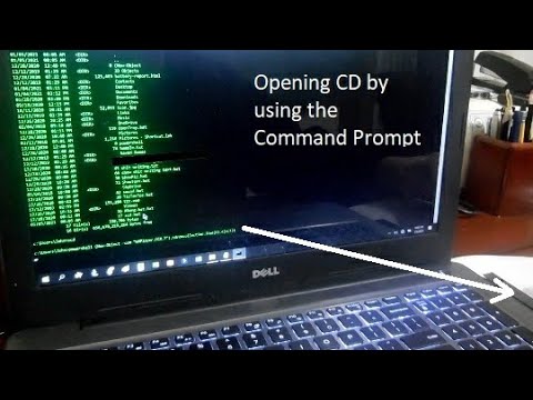 Open CD in Command Prompt - Create a batch file