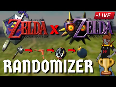 LIVE: Ocarina of Time X Majora's Mask Co-op Randomizer (ft. @Rose_BladeGaming )