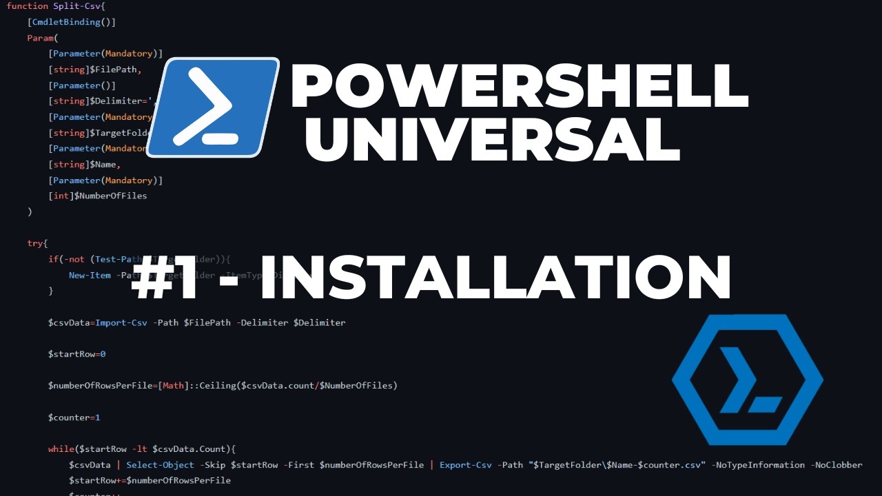 PowerShell Universal 2026 - Part 1 : Installation