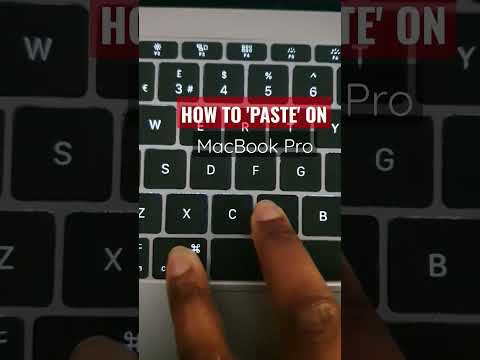 HOW TO PASTE ON mac MacBook Pro #ios #applemac #applemacbookpro #macbookpro #macbook #shorts #iphone
