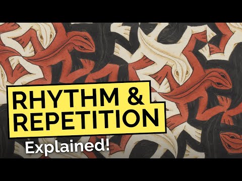 Rhythm & Repetition in Art | Principles of Design Explained!