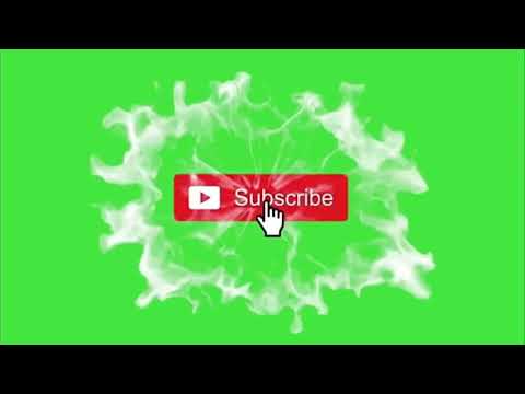 No copy right green screen subscribe button and bell icon #greenscreen #subscribe