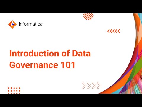 Data Governance 101 - Introduction