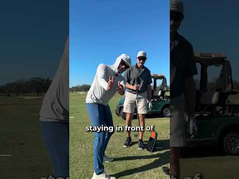 Golf lesson with Matt McLean on wrist angles