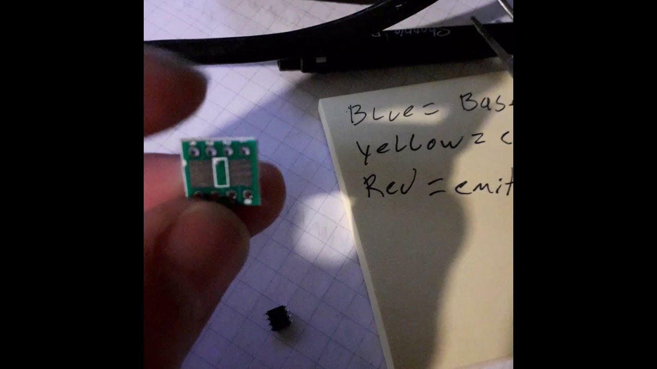 soldering up a soic 8 package