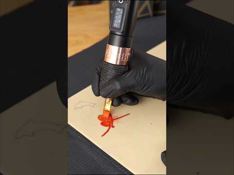 Ambition Soldier Wireless Tattoo Machine with Glory Cartridge #ambition #ambitionsoldier #tattoo