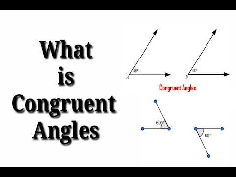 What is Congruent Angles/ Definition.