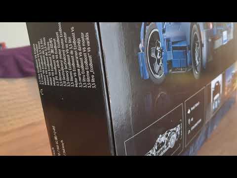 OnlineLegoMan-LEGO 42154 TECHNIC 2022 Ford GT Original Retail Box Back Side