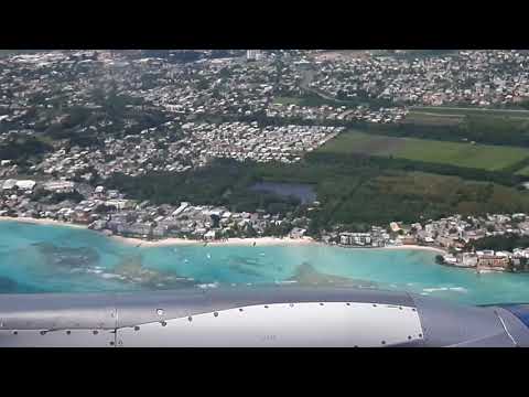 Landing at BGI Airport Barbados