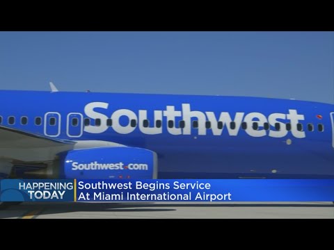 Southwest Air Begins Service At Miami International Airport