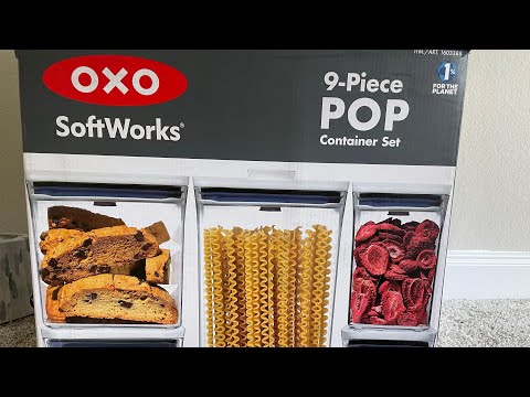 Unboxing OXO SoftWorks 🎁9-Piece POP Container Set |Product Review |Kitchen Pantry Organization