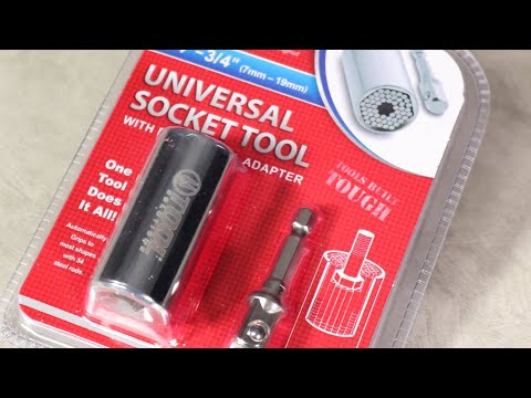 Universal Socket Tool with Power Tool Adapter