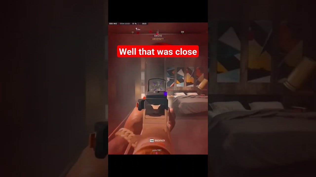 Well that was CLOSE Warzone 2.0 #gamingtech #shorts