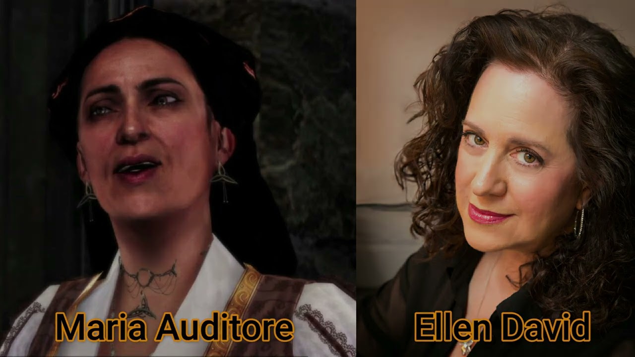 Character and Voice Actor - Assassin's Creed Brotherhood - Maria Auditore - Ellen David