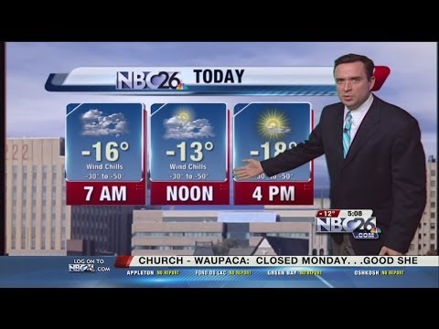Dangerously Cold Weather has Pours into NE Wisconsin