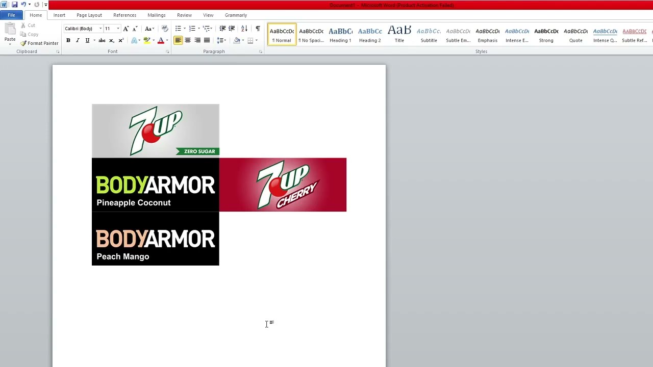 Creating Vending Machine Selection Labels