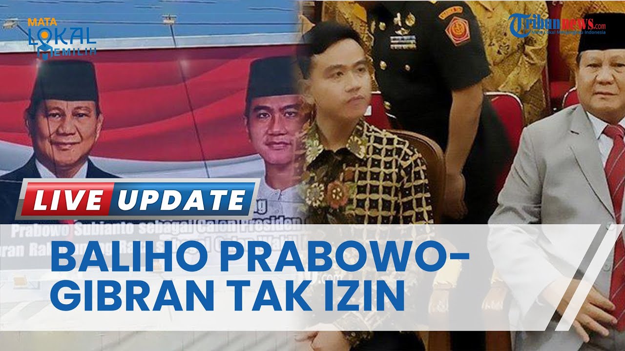 Baliho Duet bereng Prabowo Bertebaran di Labuan Bajo, Gibran: Belum Izin ke Saya, Tanya Relawan ...