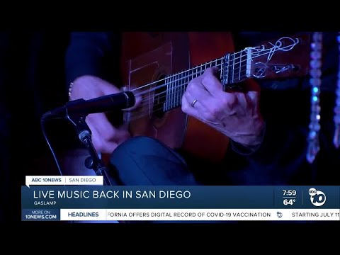 Live music back in San Diego