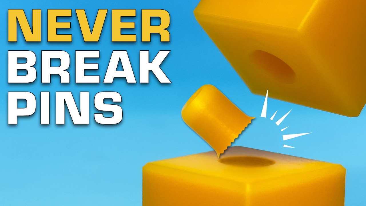 Design Unbreakable Pins with Perfect Tolerances