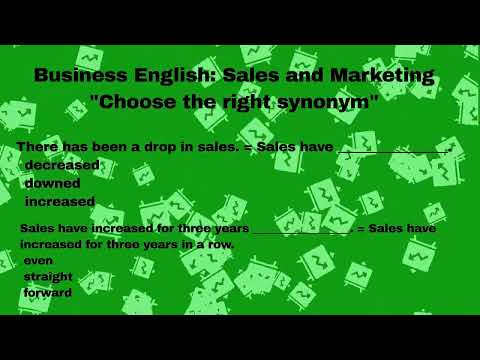 Business English Tips: Sales & Marketing Synonyms #business #english #coaching #onlinecourses