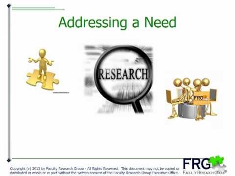Faculty Research Group – Collaborative Research for University Faculty