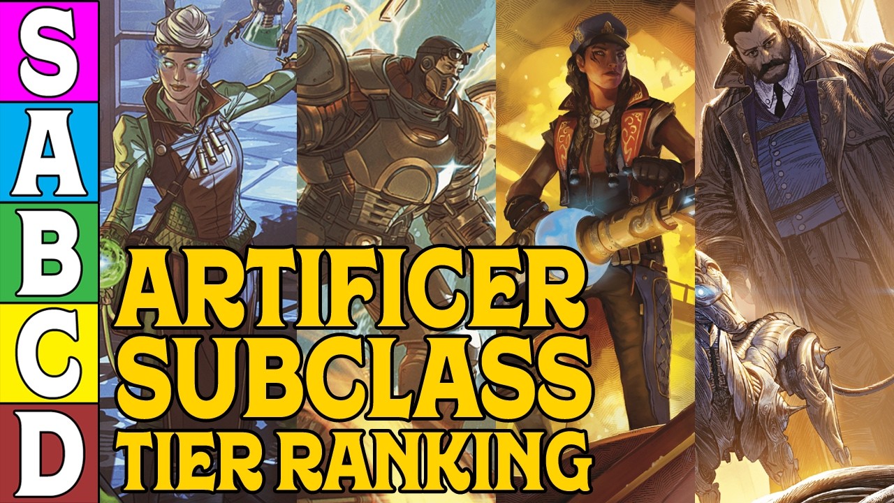 Artificer Subclass Tier Ranking for D&D 5e 2024