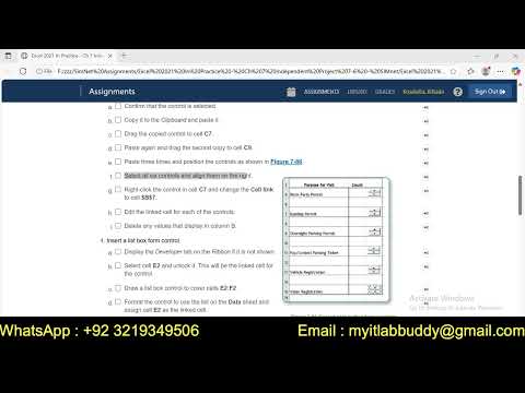 Excel 2021 In Practice - Ch 7 Independent Project 7-6 | In Practice Ch 7 Independent Project 7 6