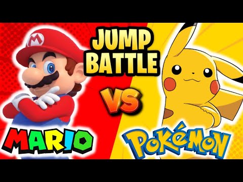 Pokemon vs Mario Jump Battle | Brain Break | Just Dance | Mario Run