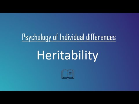 Heritability in psychology of individual differences