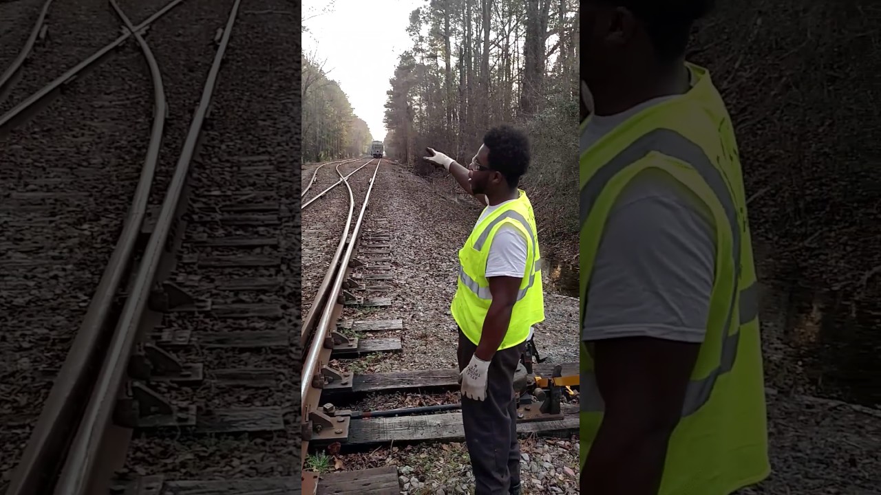 How to operate a rail flop over  switch