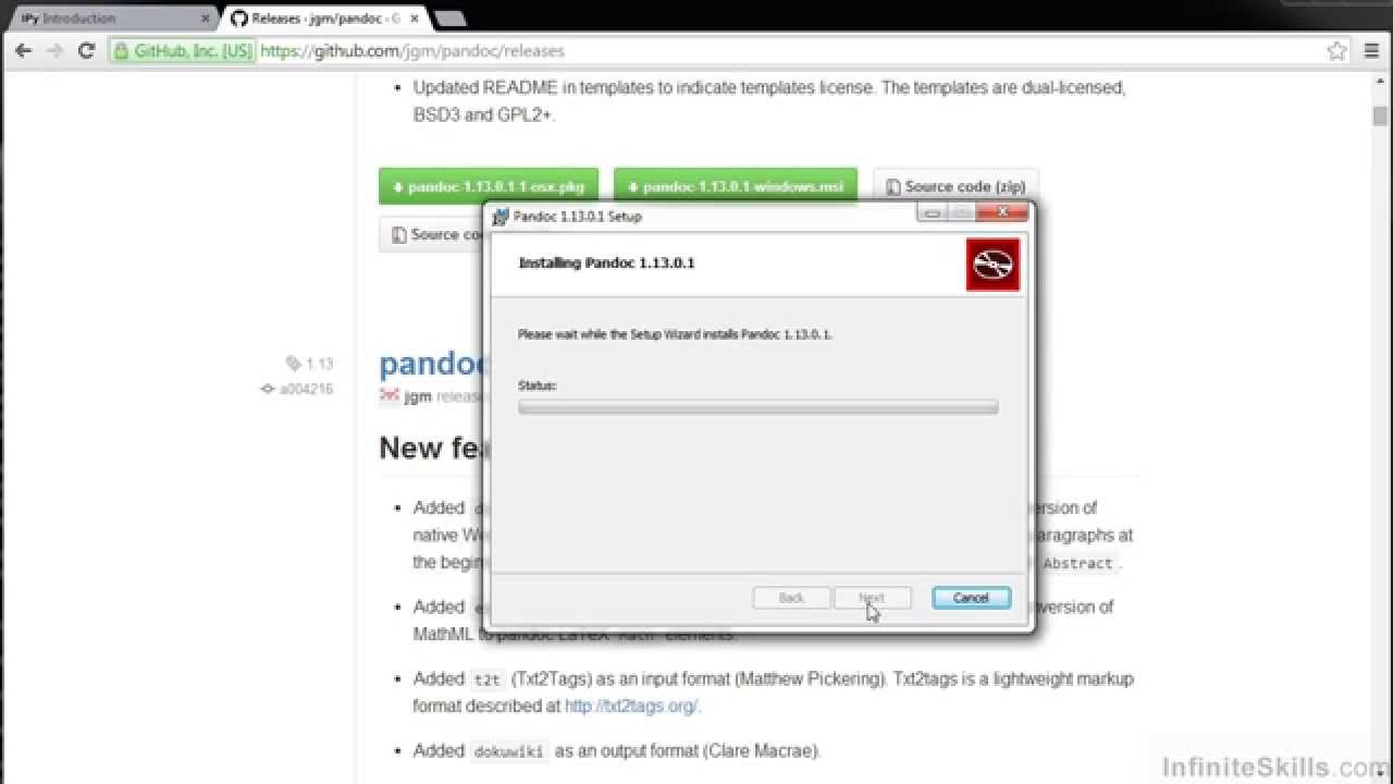 iPython Notebook Tutorial | Pandoc