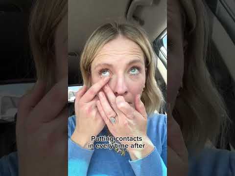 It just takes time, you’ll be fine :) #contactlenses #1800contacts