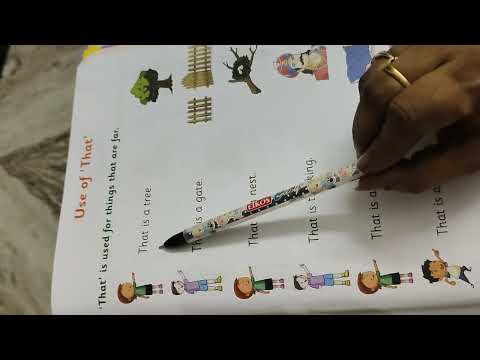 Use of (This and That)in English sentences .Basic English grammar for UKG .