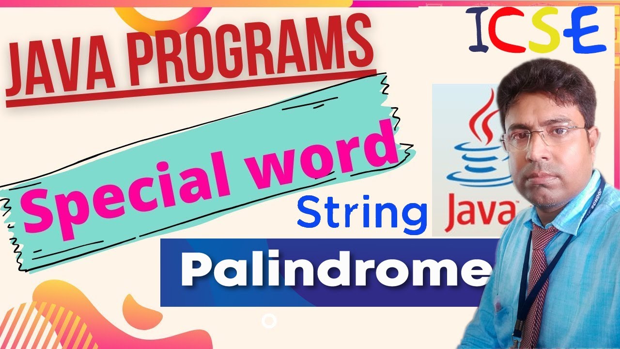 Programs on String Handling ICSE Class 10 | String Handling Programs | String Programs in java
