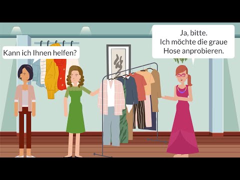 Kleidung kaufen - Dialoge A1/A2/B1 | Deutsch lernen