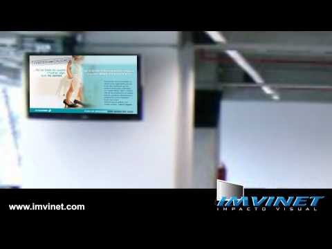 Cartelera Digital BANCARIBE por IMVINET - Digital Signage en bancos