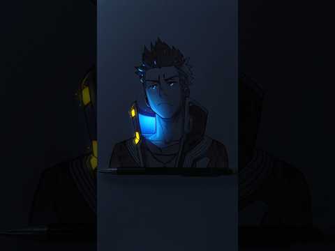 Drawing David Martinez | cyberpunk: Edgerunners | #art #shorts