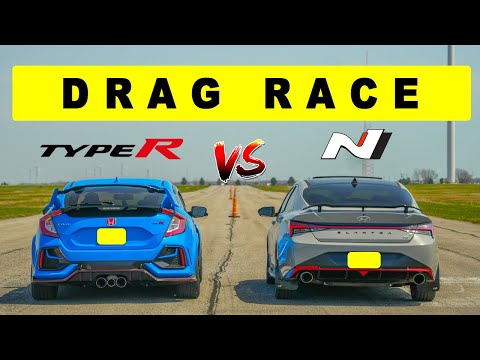 Honda Civic Type R Drag Races Hyundai Elantra N With DCT, Surprises ...