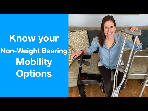 Mobility Devices for Lower Body Non-Weight Bearing Recovery | Crutch Alternatives