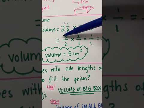 Volume and Cubes with Fractional Edge Lengths