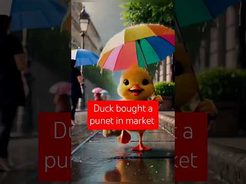 Friend vs duck || Duck bought a Peanuts || Duck with Umbrella