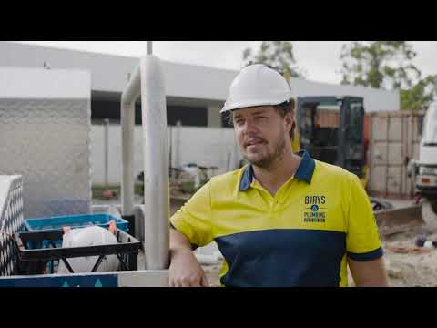 On-the-job trade training: Michael, apprentice plumber