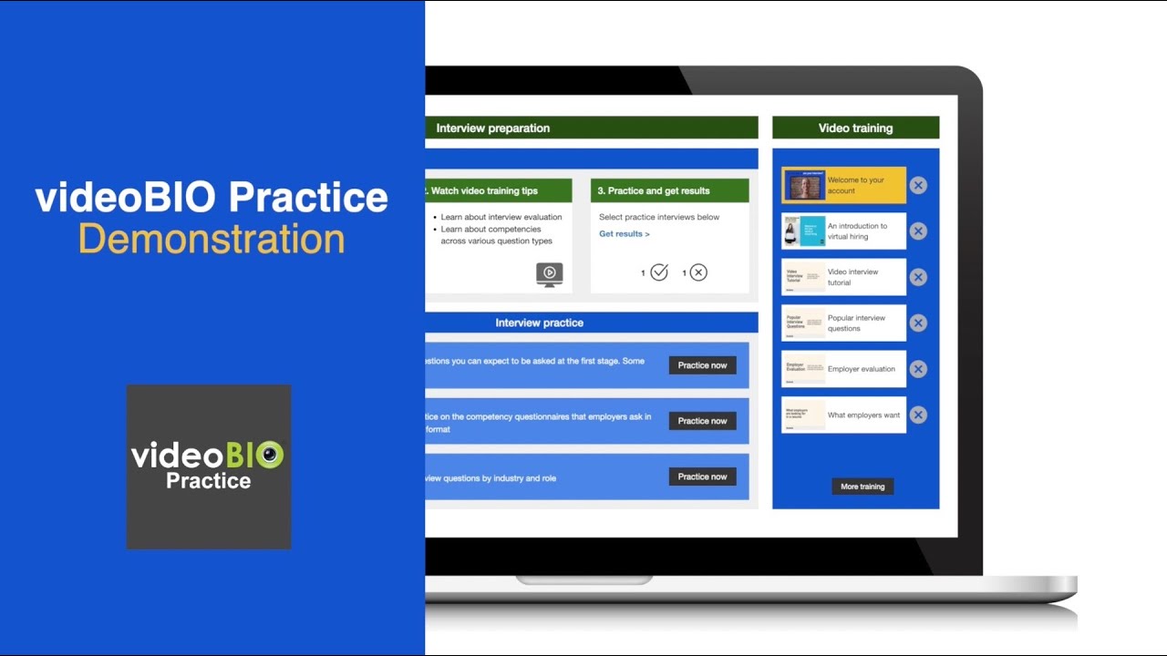 videoBIO Practice: Platform Demonstration