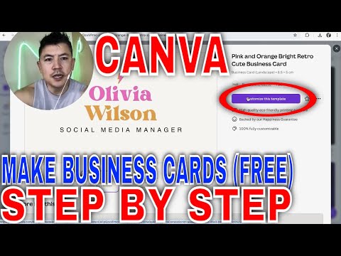 ✅ How To Make Your Own Business Cards Online In Canva (Free) 🔴