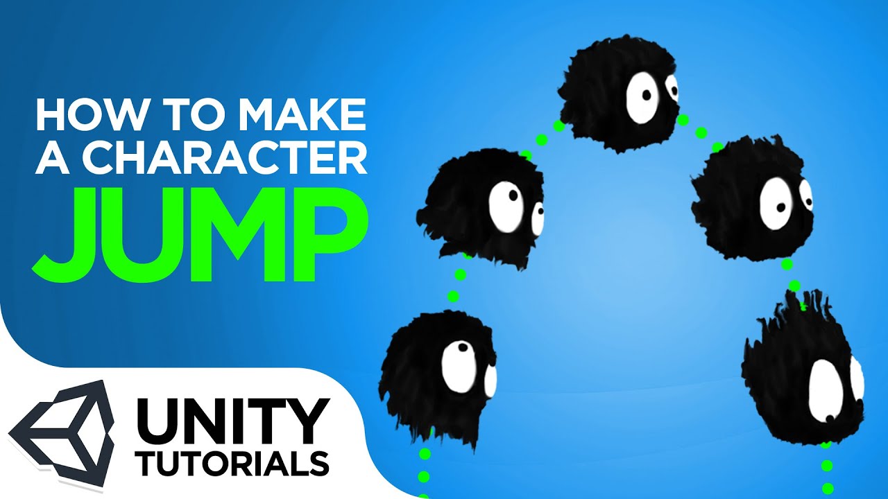 Jumping! How To Make a Character Jump! [Unity 2019 Beginner Tutorial]