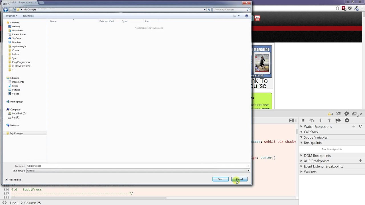 The Sources Panel In The Chrome Developer Tools