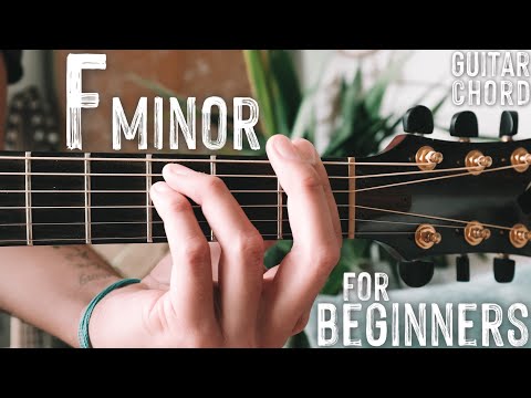How To Play "Fm" Guitar Chord // Beginner Guitar Chord Series #18 #Shorts