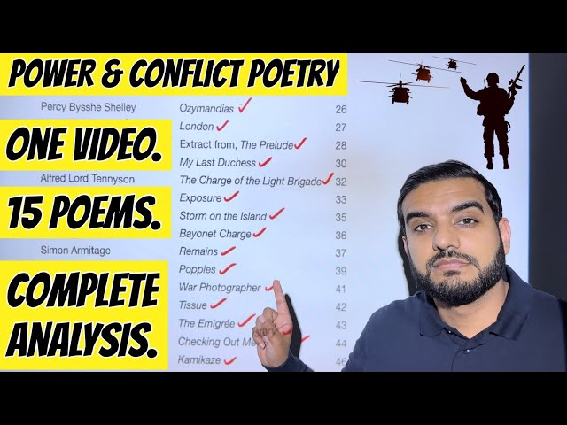 Comprehensive Guide to Power and Conflict Poems: Everything You Need to ...