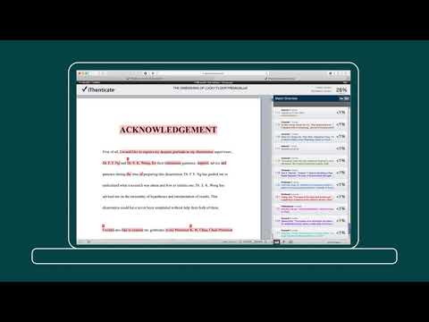 iThenticate Plagiarism Detection Solution Demo | Turnitin